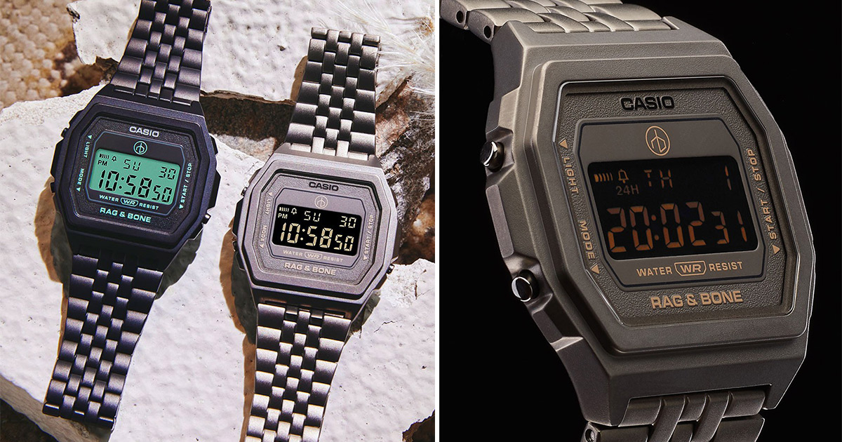 RAG & BONE ฉลองครบรอบ 20 ปีด้วยโมเดลนาฬิกาดิจิตอล CASIO A1000 เรือนแรก